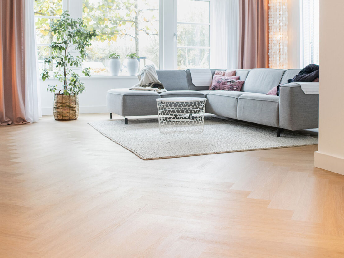 Walvisgraat PVC-vloer | Luxe brede planken | Vivafloors